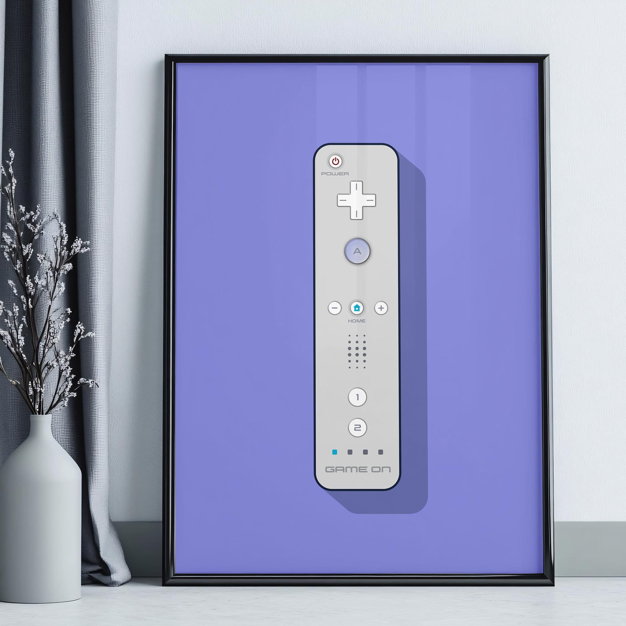 Old style game controller pop art print, Video game print, Gift for ga ...